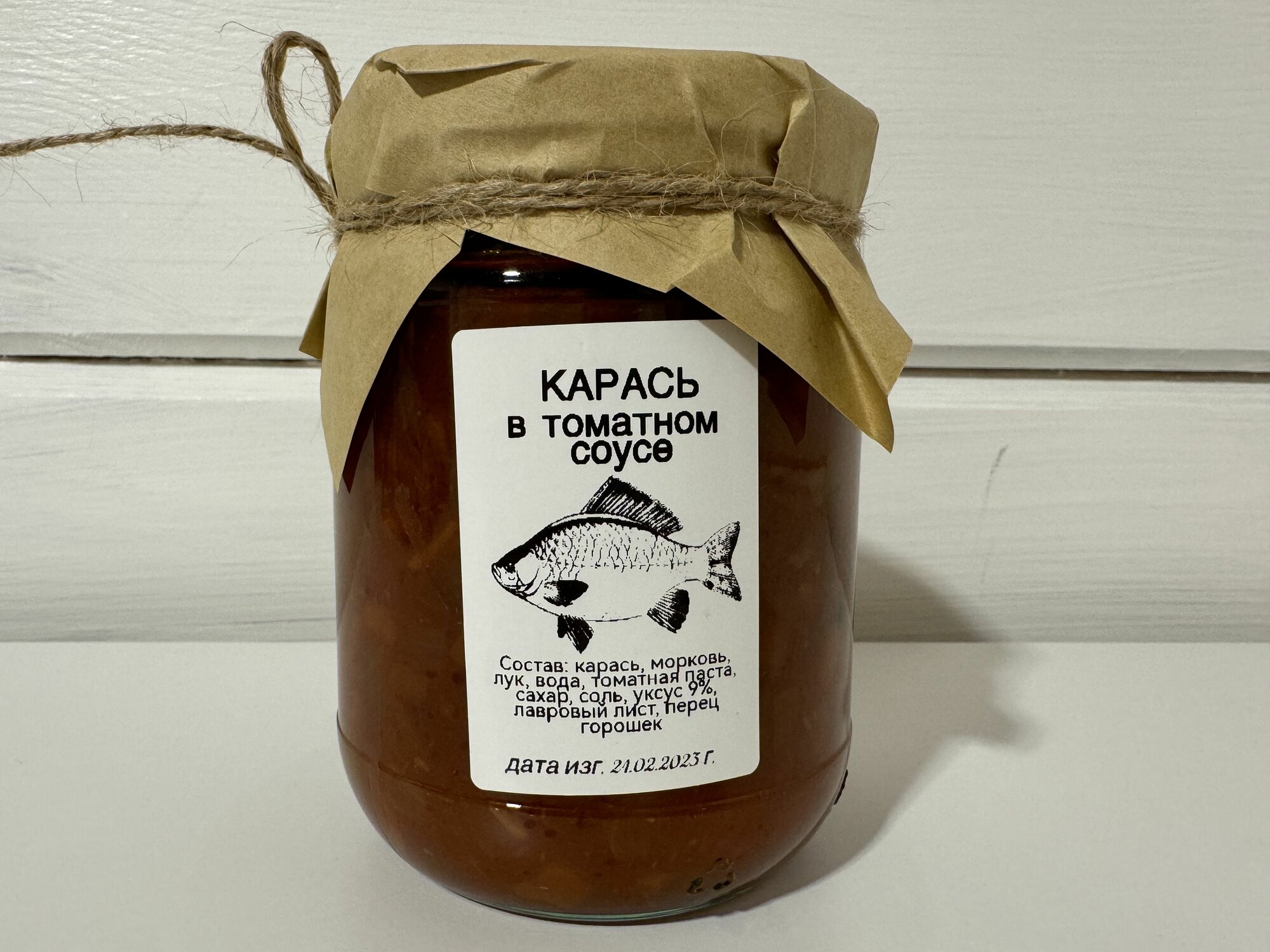 Карась в томатном соусе