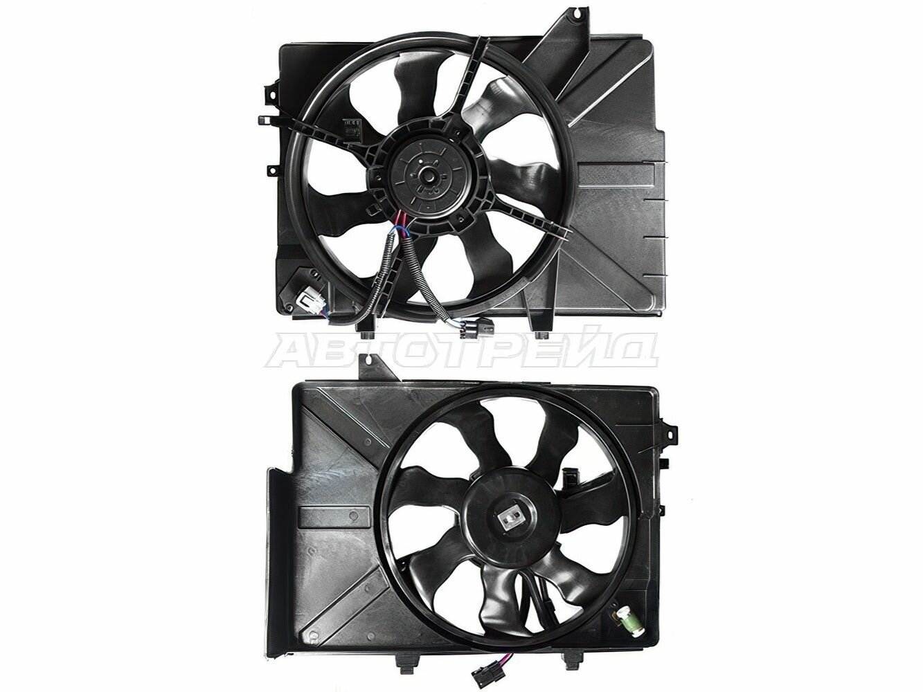 Диффузор радиатора в сборе для Хендай Гетц, TB арт STHN35201A0 SAT