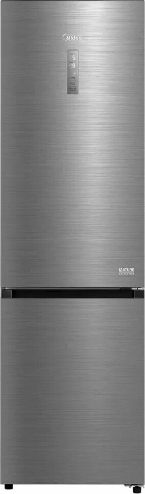Холодильник Midea MDRB519MGE46ID, нержавеющая сталь, двухкамерный, 402 л