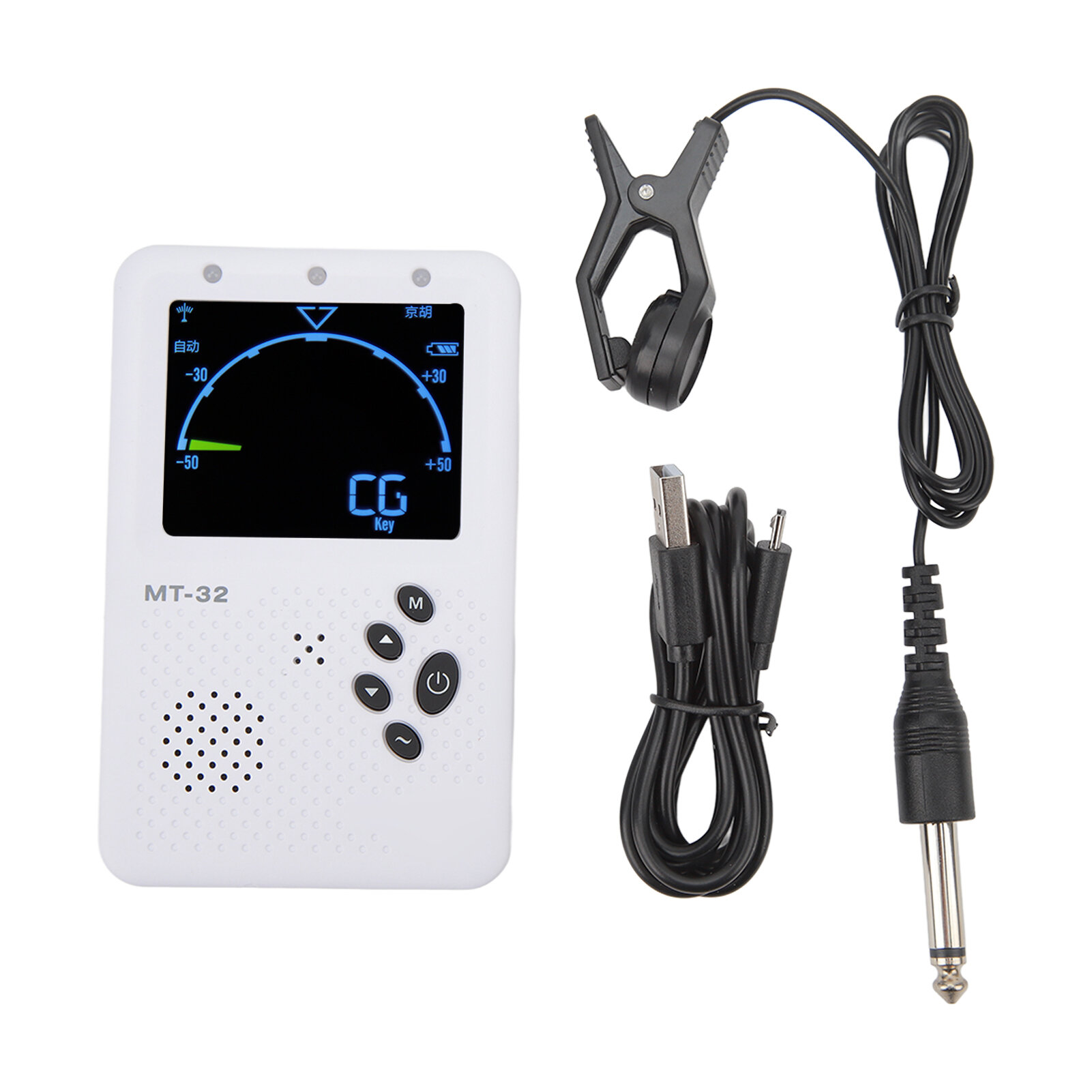 Повторный тюнер метронома 3 в 1 Цифровой генератор тона тюнера для Pipa Guzheng All Instruments