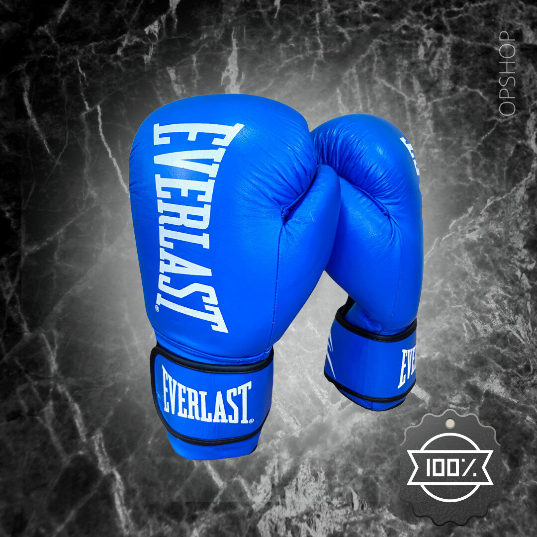 Перчатки для бокса Everlast Classic 12(OZ) унций синие