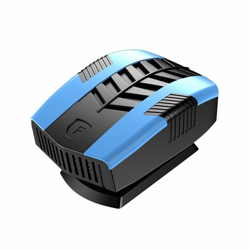 1 шт. Переносной автомобильный нагреватель с двойной функцией (обогрев, обдув/очистка стекол) - сине-черный