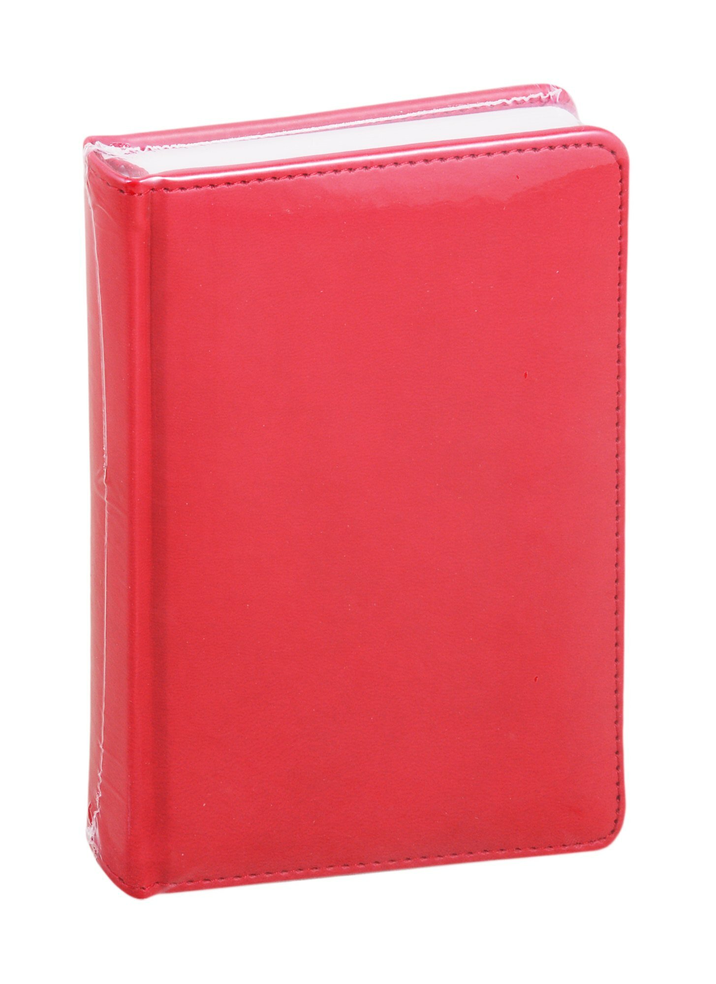 Ежедневник недат. А6 136л Base красный, кожзам, тв. переплет, тонир. блок