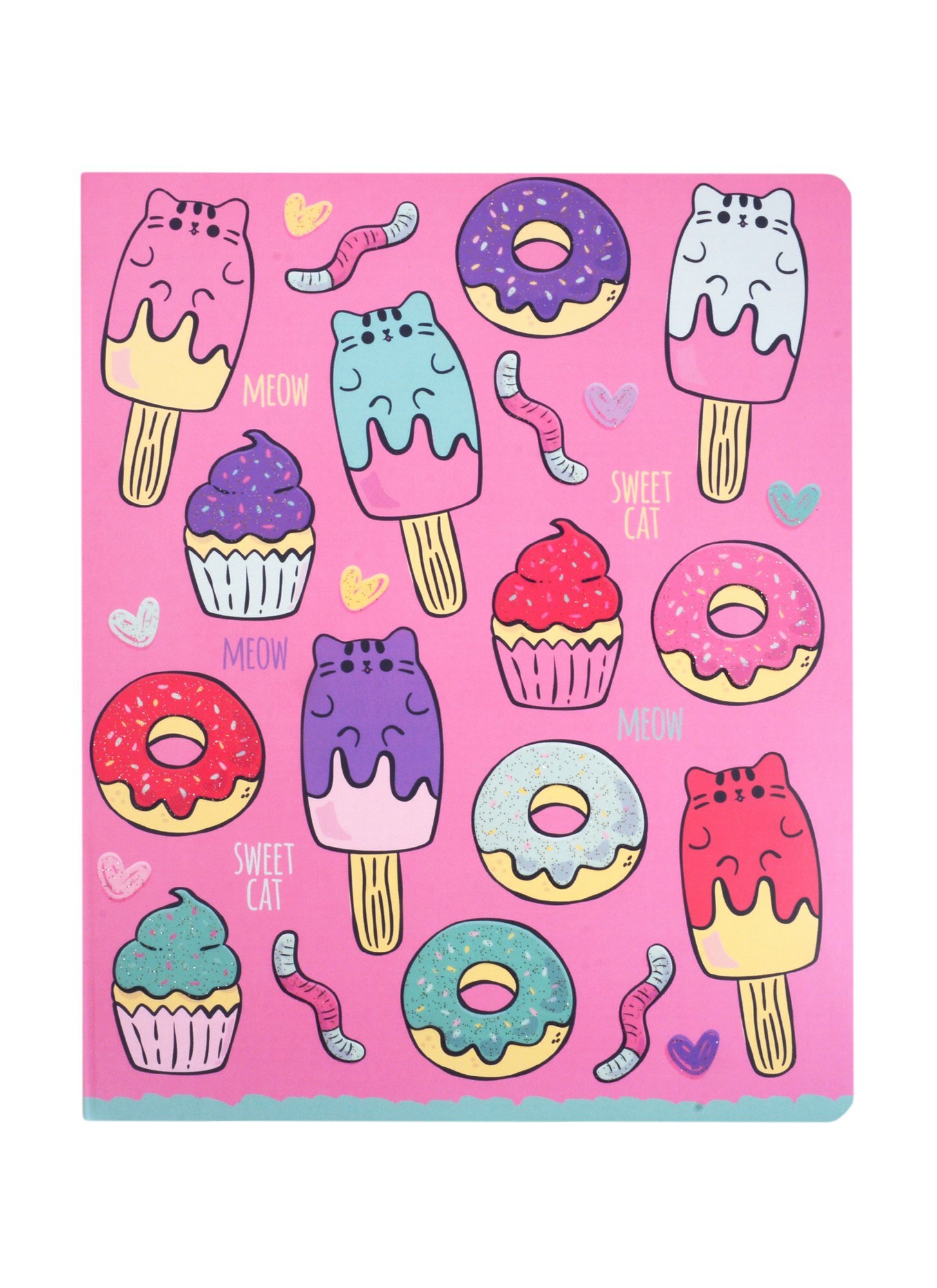 Тетрадь в клетку Academy Style, "Сладости", 48 листов, в ассортименте