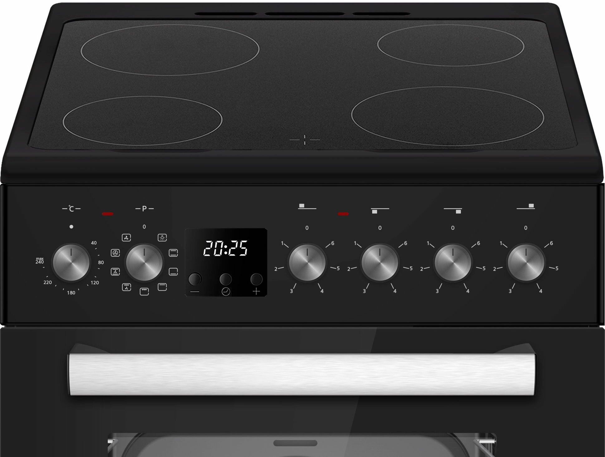 Электроплита Simfer F56VB09025 черная эмаль