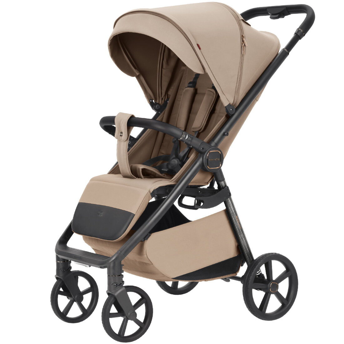 Коляска прогулочная CARRELLO Bravo carbon Frost Beige CRL-5530