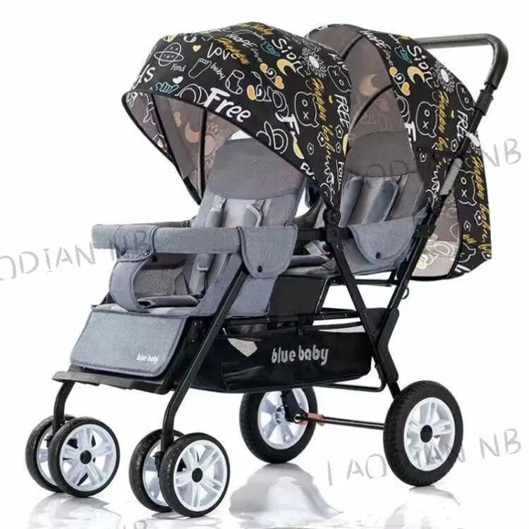 Двойные коляски, которые можно легко сложить сидя