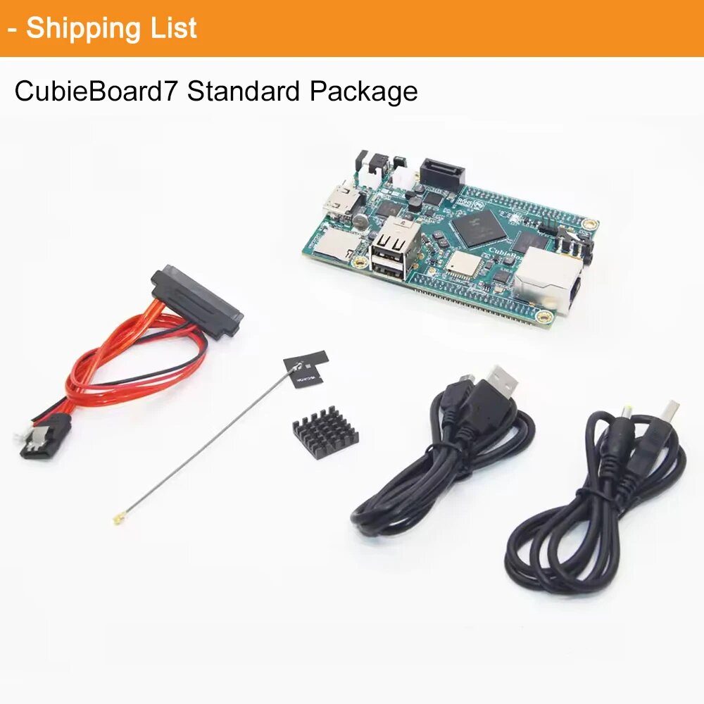 Cubieboard7 Actions SOC S700 ARM Cortex-A53 Четырехъядерный процессор Mali450 MP4 GPU 2 ГБ LPDDR3 Макетная плата Android/Linux/Open Source