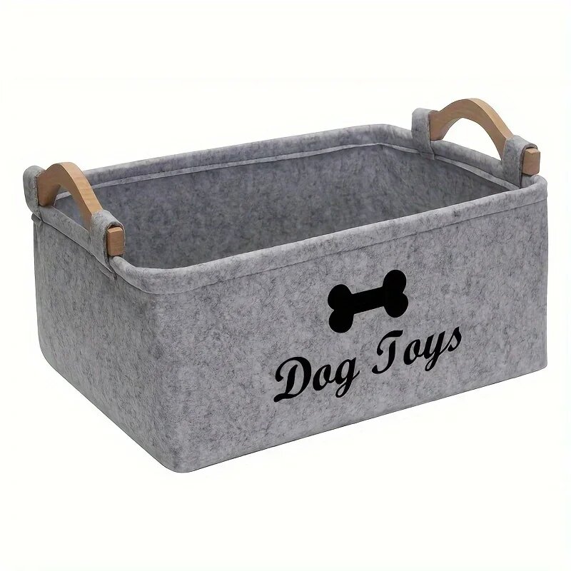 Felt storage basket GRAY