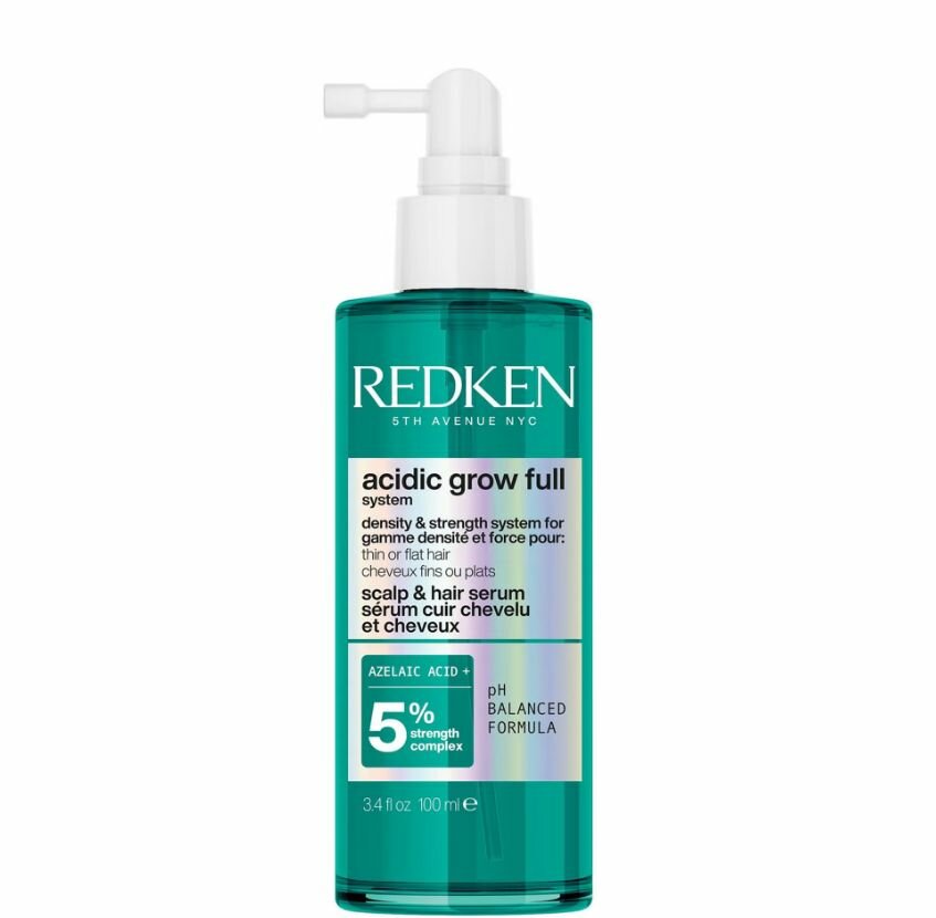 REDKEN Сыворотка для кожи головы и укрепления и увеличение густоты волос Acidic Grow Full System Scalp And Hair Serum 100 МЛ