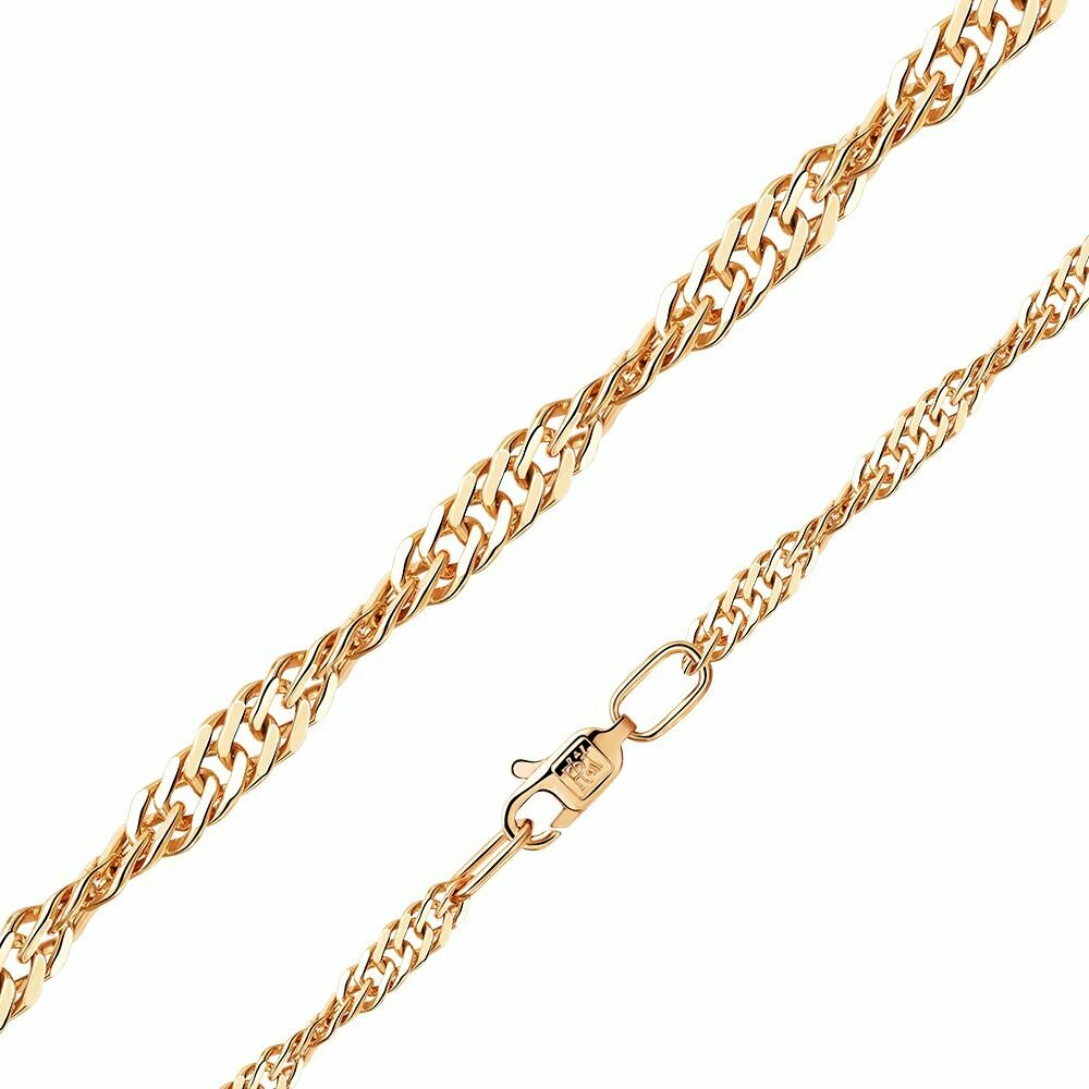 Цепь красное золото, 585 проба