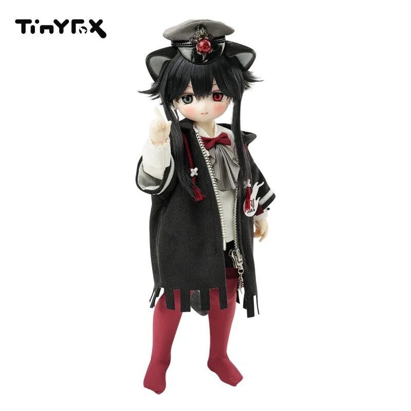 Tinyfox Ghost Train Conductor кукла 1/6, черный, Ghost Cat
