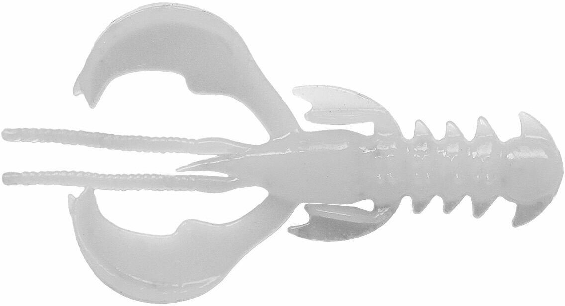 Мягкая Силиконовая приманка Yaby 80 мм, Белый/White, 5 шт. уп.