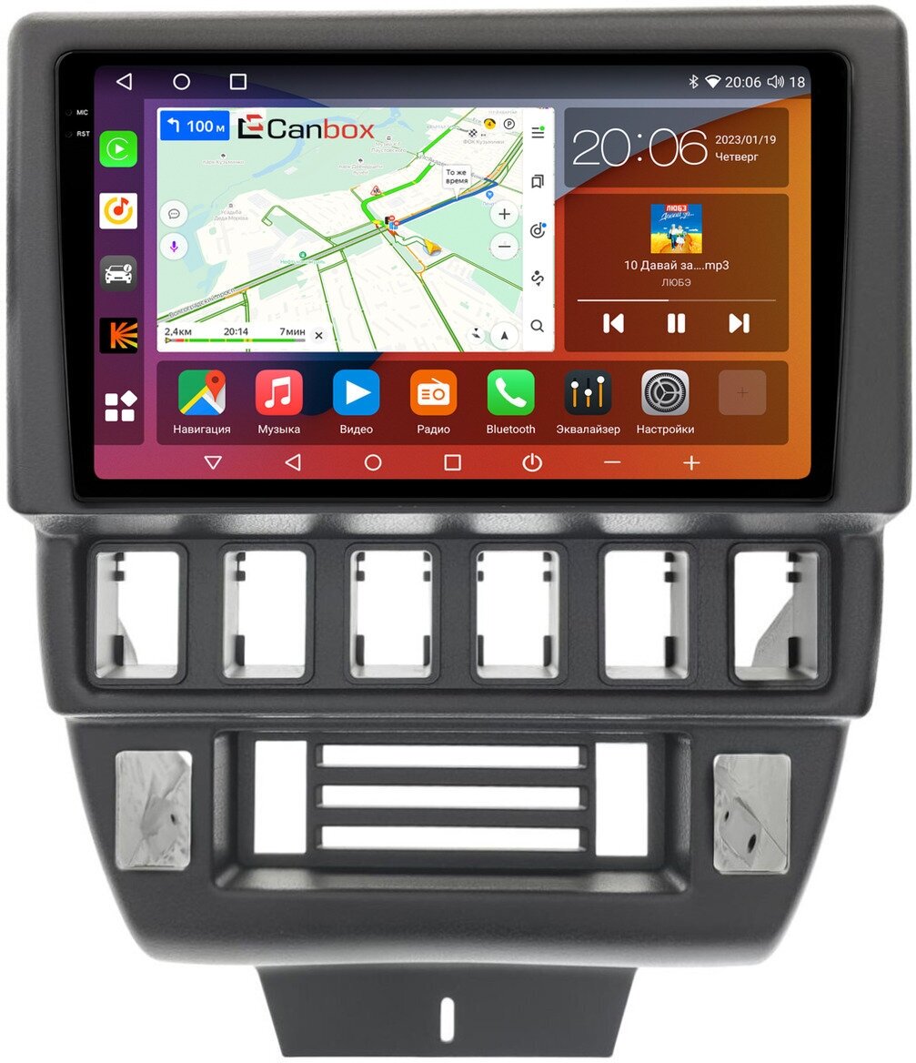 Штатная магнитола Canbox EVO 2K 5815-9-1627 Lada Niva 2121, 2131 (4x4), ВИС 2346 1993-2019 Android 14 (4G-SIM, 6/128, DSP, QLed, AI, 360)