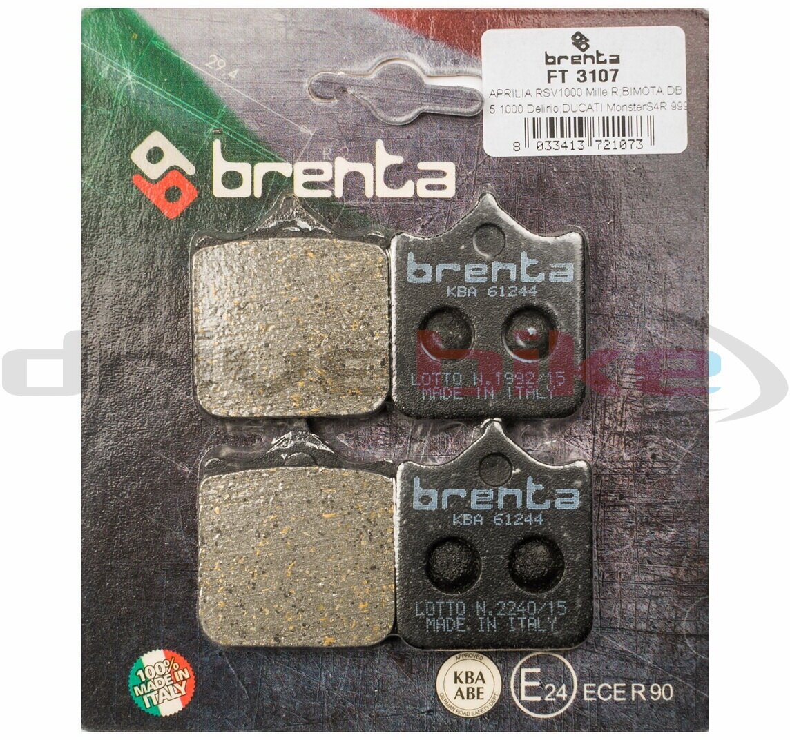 BRENTA Тормозные колодки FT 3107 Organic