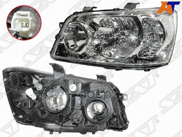 Фара Toyota Kluger V 03-07 (Слева/ Ксенон/Галоген/ Универсальная регулировка) Sat арт. ST130051