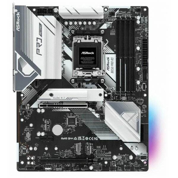 Материнская плата ASRock B650 PRO RS, AM5, AMD B650, 4xDDR5, 4xSATA, 3xM.2, 1xPCIe 4.0 x16, 1xPCIe 3.0 x4, 1xPCIe 3.0 x1, 1xDP, 1xHDMI, 1x2.5Gb LAN, 1