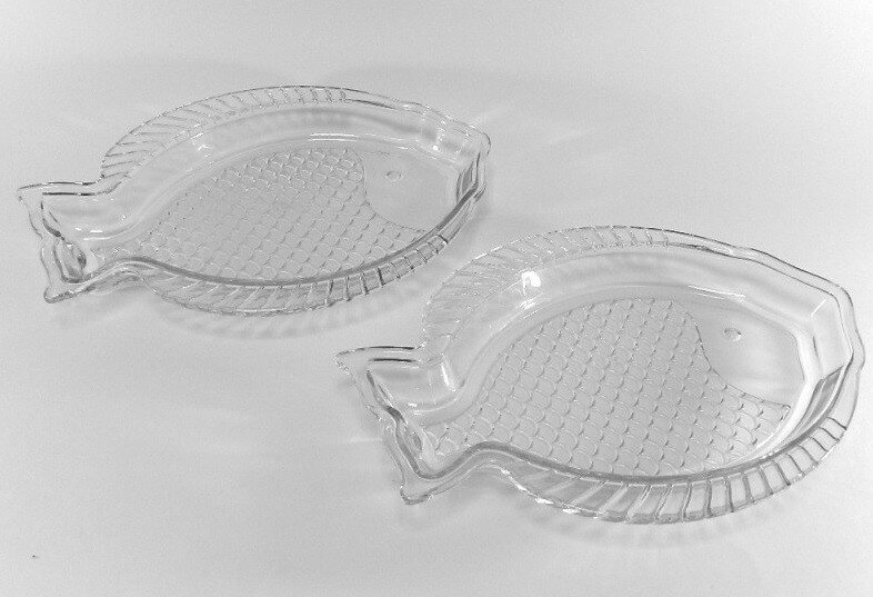 Рыба маленькая круглая тарелка набор из 2 шт-г 641001W 24/17 см