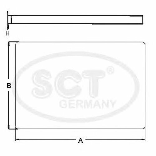 Фильтр салона Sct sak277 для Land Rover Discovery Sport, Freelander, Range Rover Evoque; Volvo S60 II,