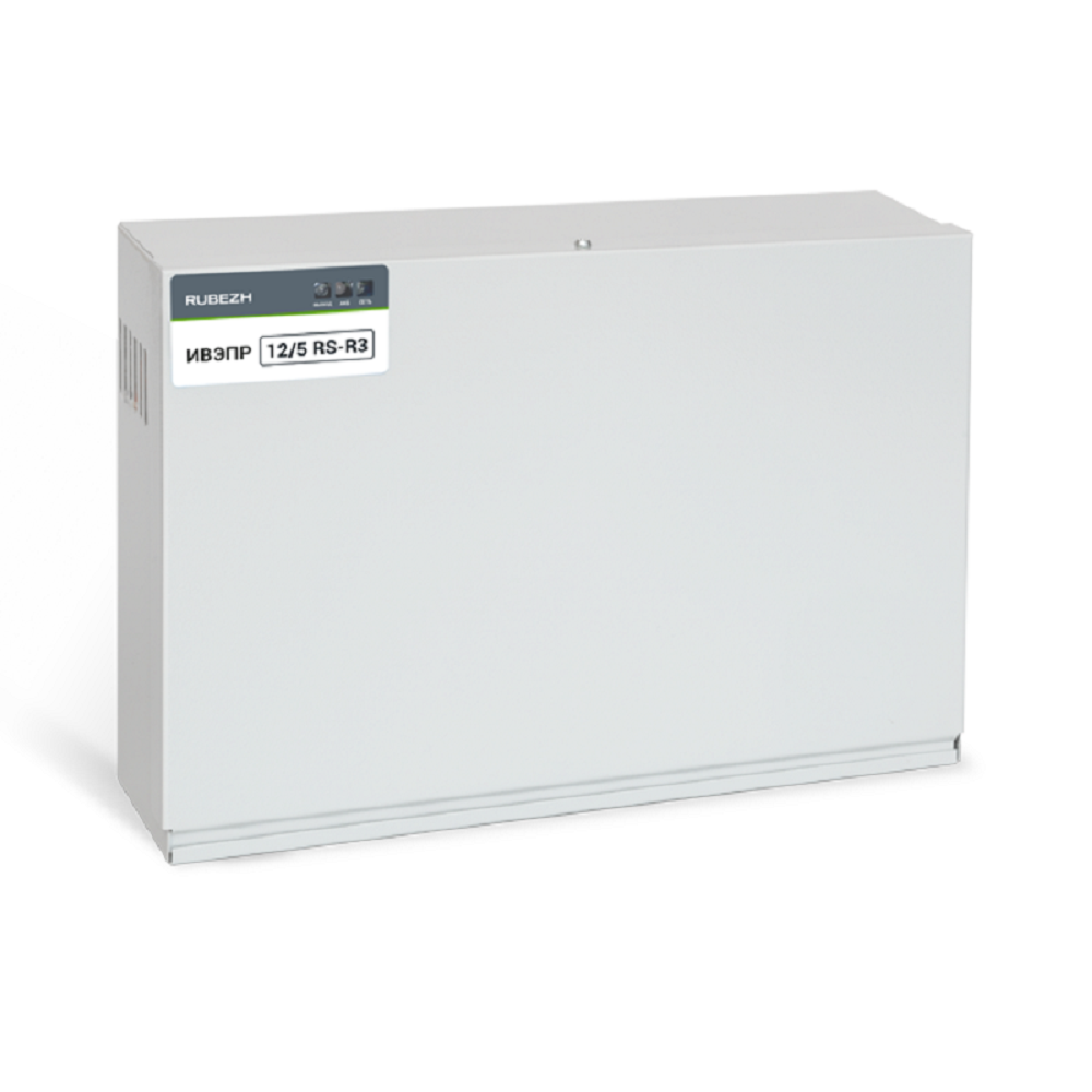 Источник вторичного электропитания резервированный адресный ИВЭПР 12/5 RS-R3 2х17 БР Рубеж Rbz-216606