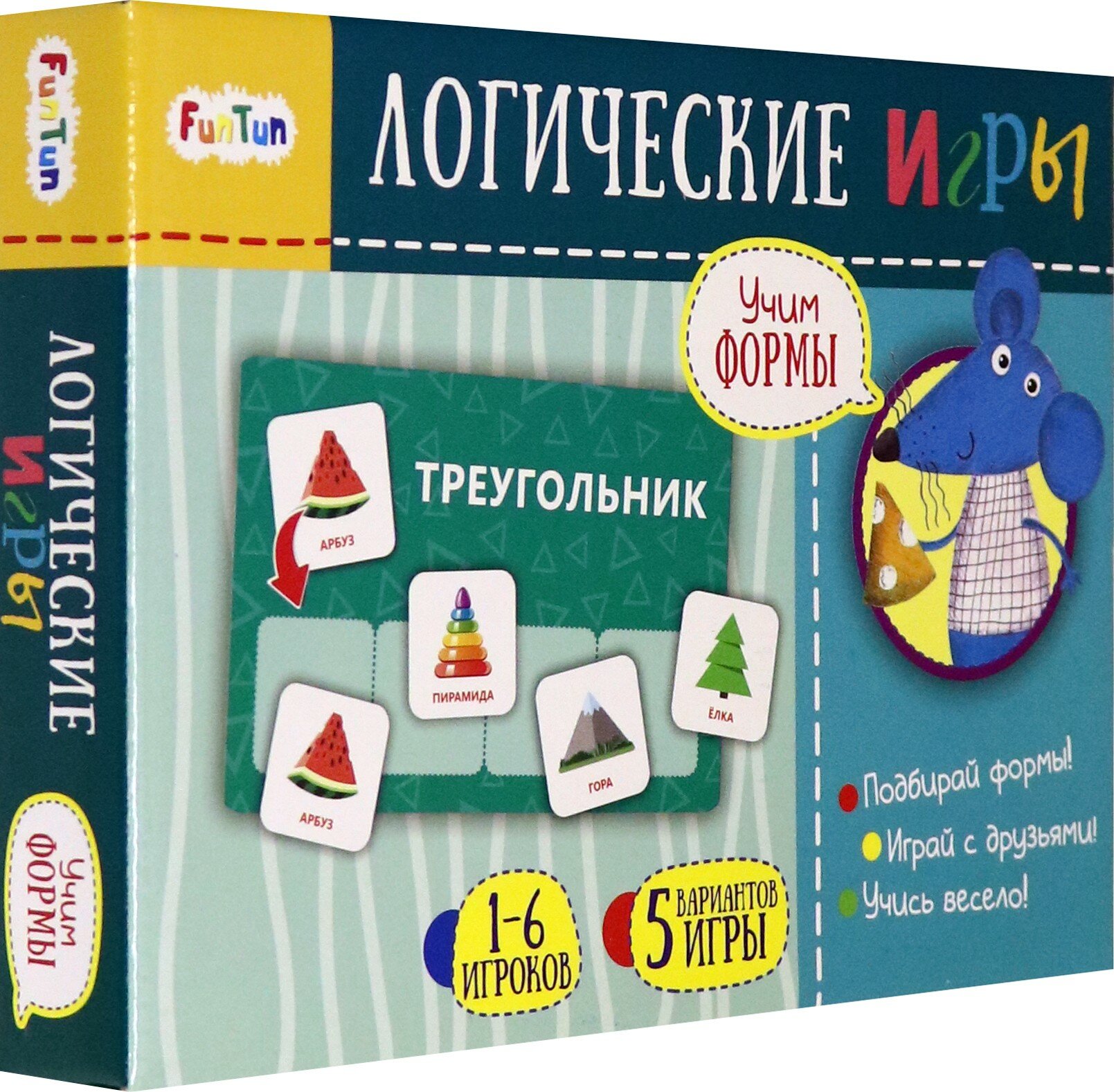 Логические игры "Учим формы" (F1205001P)