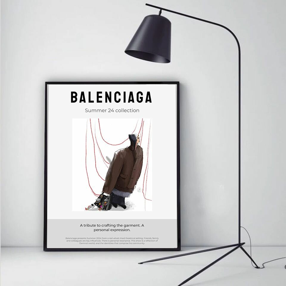 Постер, плакат на стену Balenciaga