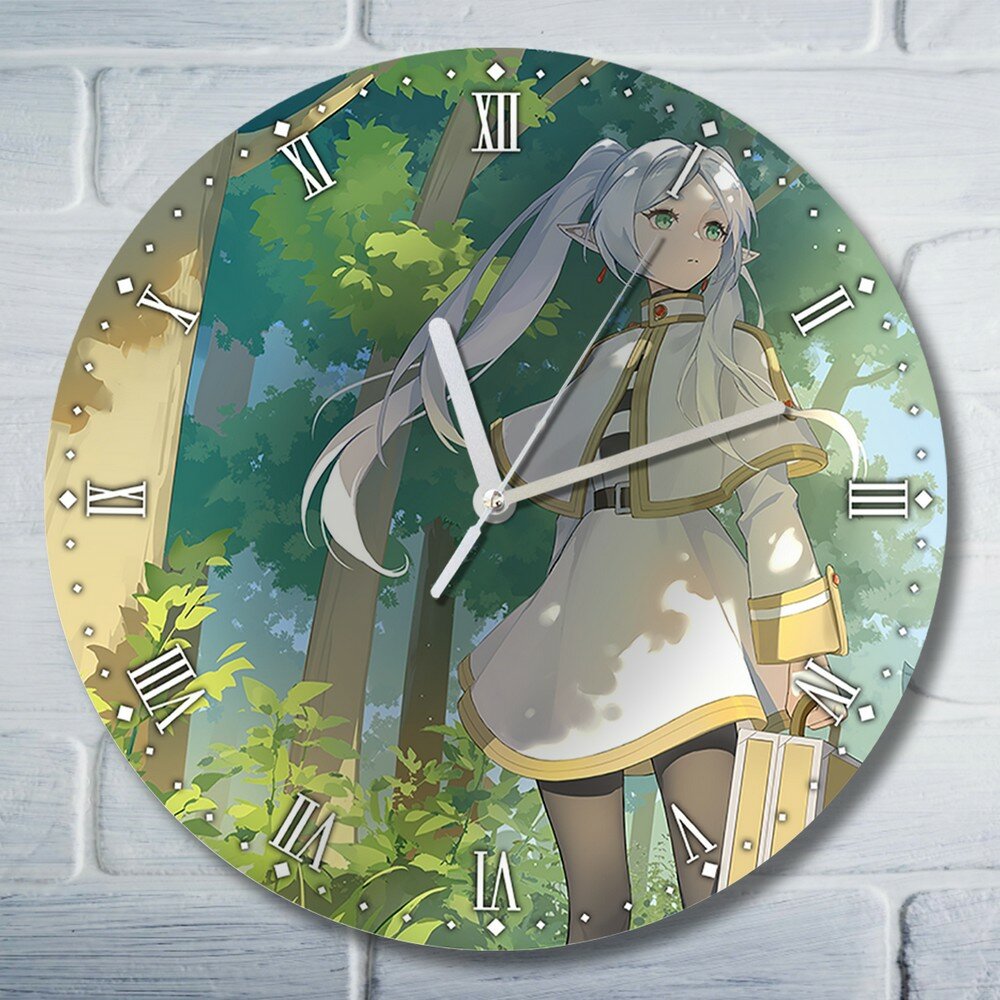 Настенные часы УФ "аниме провожающая в последний путь Фрирен (ферн, старк) - 10239"