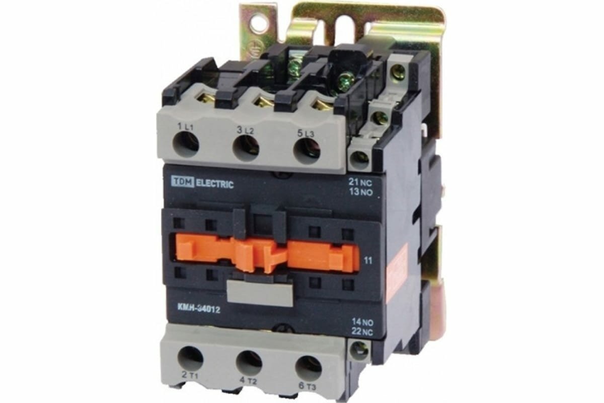 TDM Контактор КМН-34012 40А 230В AC-3 1НО1НЗ SQ0708-0022 для управления мощными цепями