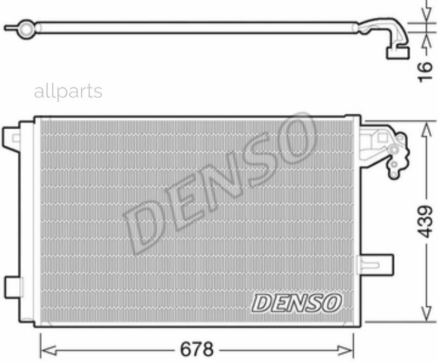 DENSO DCN32063 Denso Конденсор DCN32063