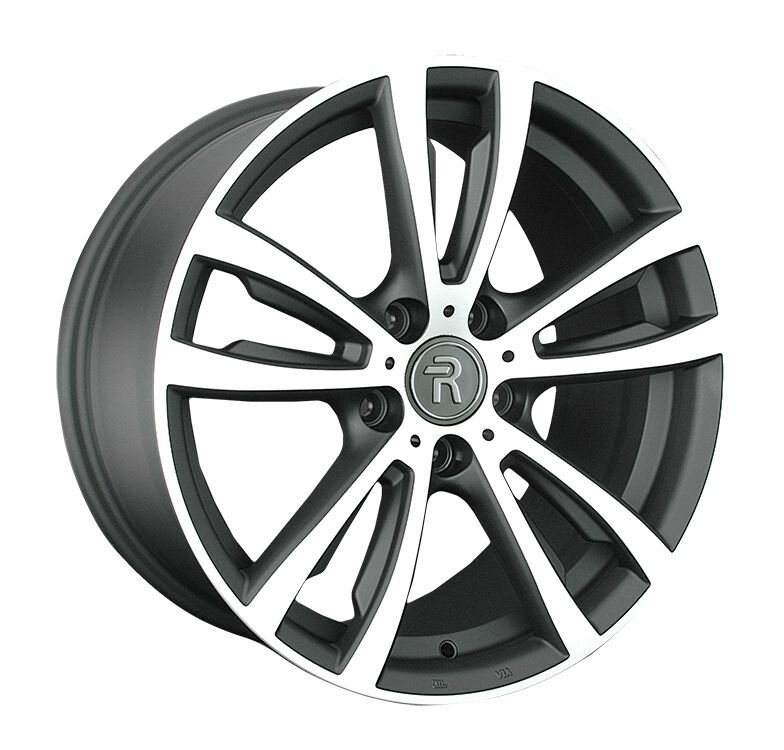 Колесный диск Replay B169 19x9" PCD5x120 ET48 D74,1 черный матовый с полированными лучами