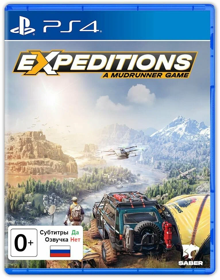 Игра Expeditions The Mudrunner Game для PS4 (диск, русская версия)