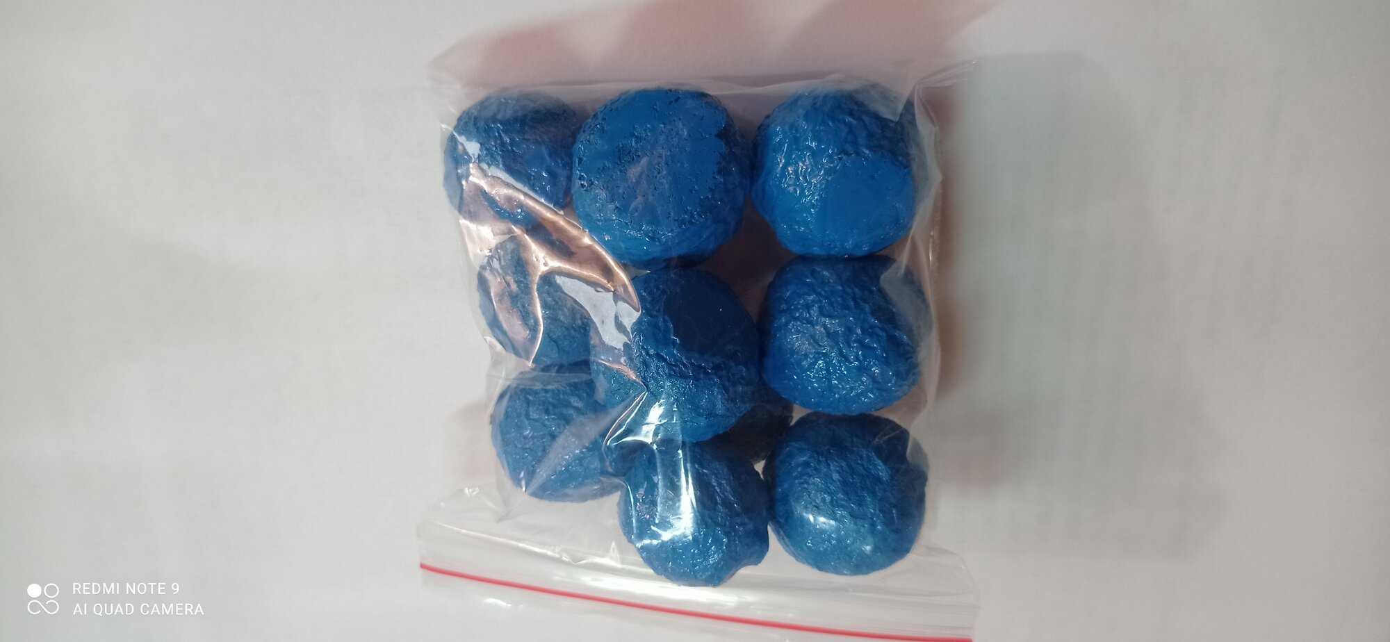 Шарики папье Маше окрашеные для декора. упаковка-10штук