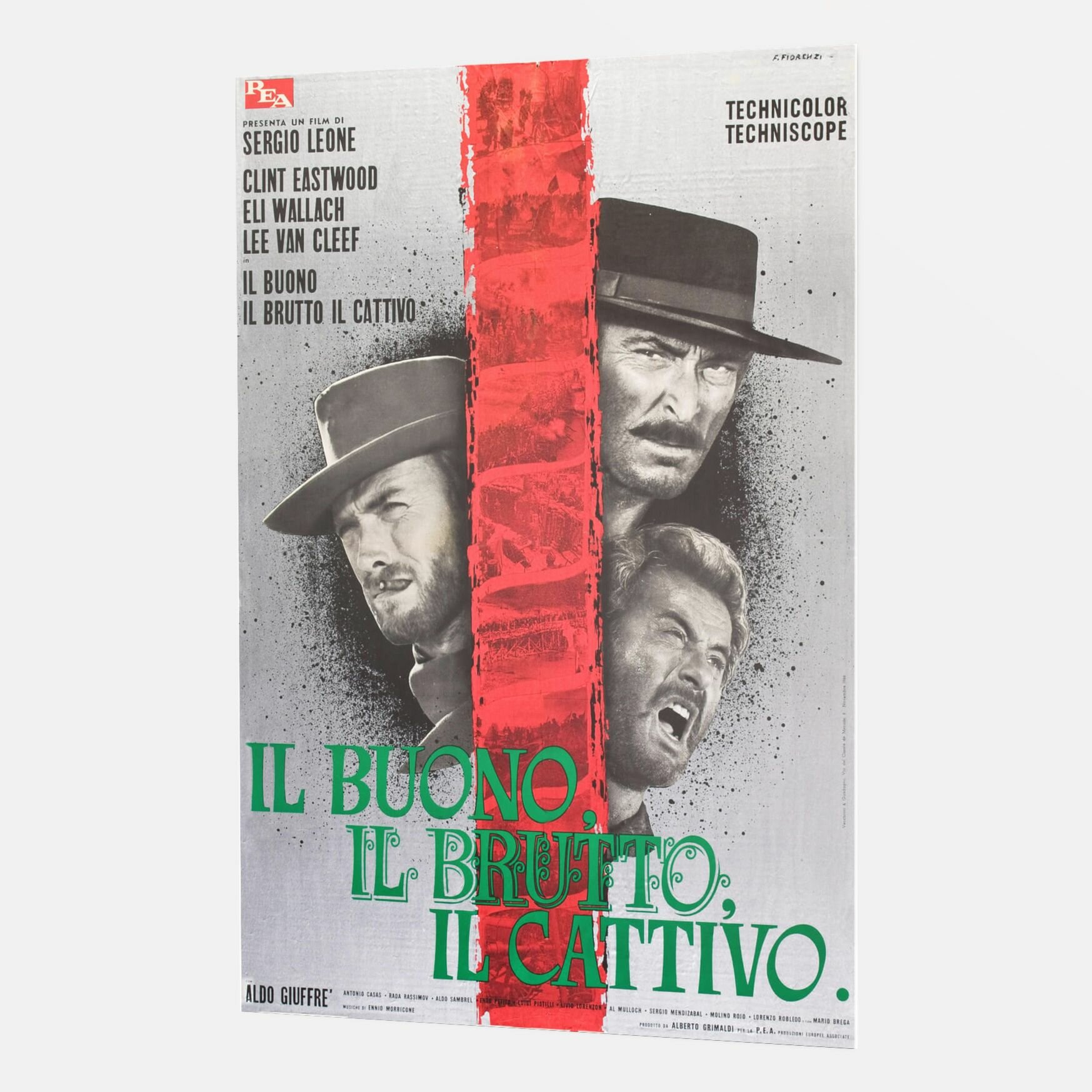 Постер (плакат) с Клинтом Иствудом по фильму Хороший, плохой, злой 40x60 см. от Poster4me