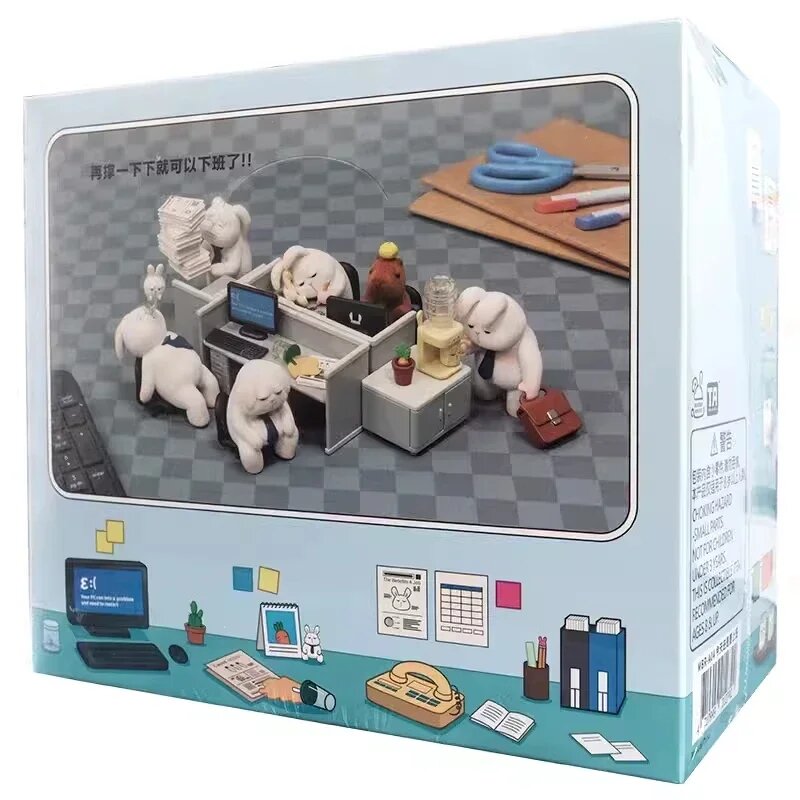 Фигурки The Monday Bruce Blind Box Garage Kit Голубой, MBR-A04 6pcs