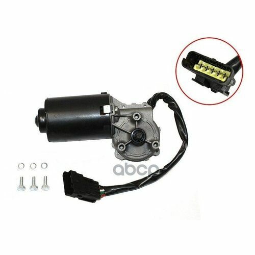 Мотор трапеции стеклоочистителя RENAULT LOGAN 05-14/SANDERO 09-14/DUSTER 12-/LADA LARGUS 12- Sat ST6001547913