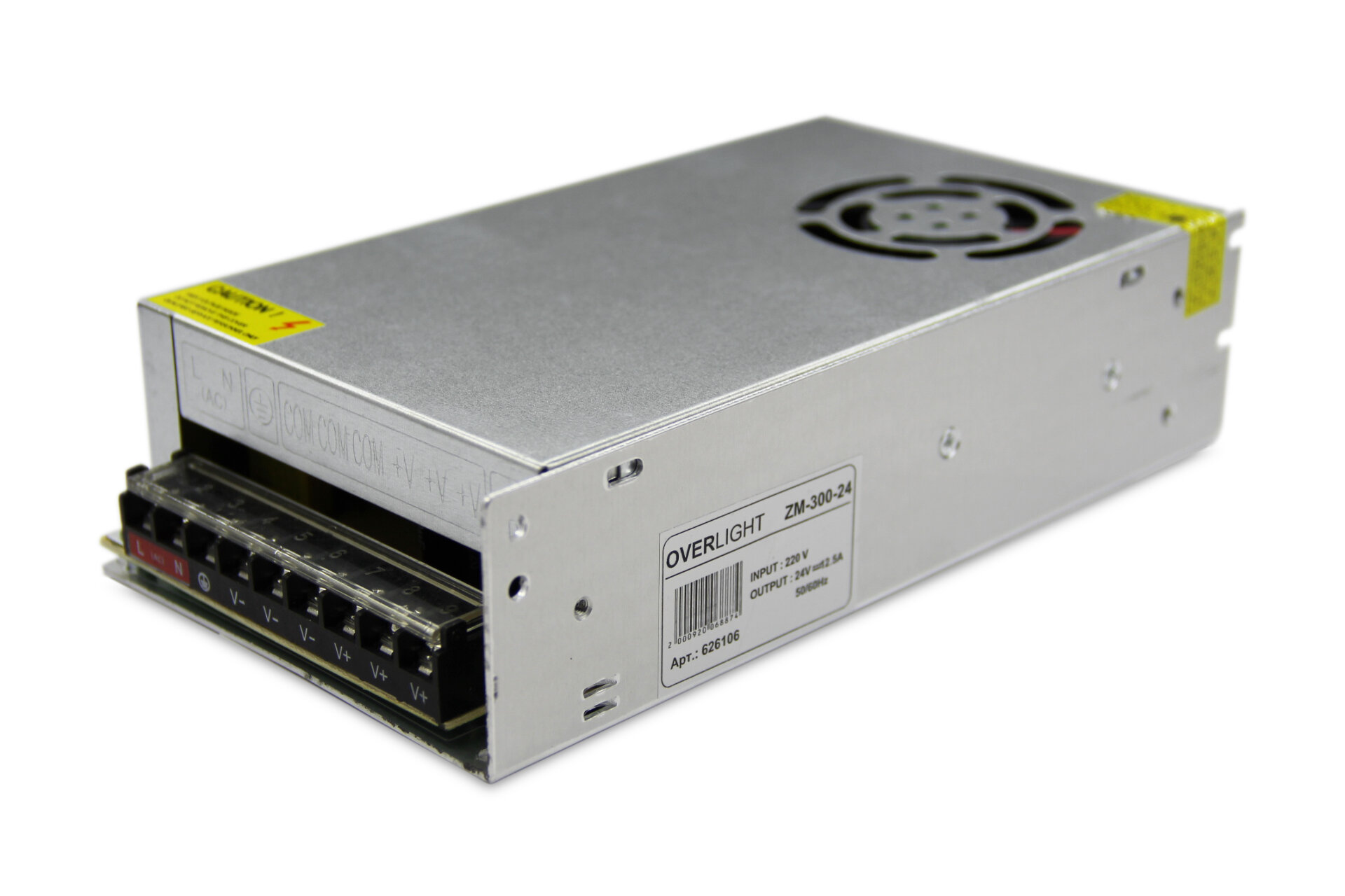 Источник напряжения ShopLEDs Блок питания ZM-300-24 (24V,300W, 12.5A, IP20)