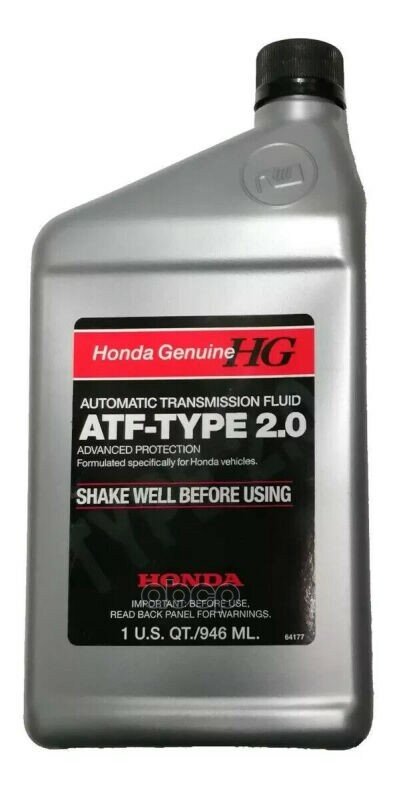 Масло трансмиссионное ATF-TYPE 2.0, 1л HONDA арт. 082009015