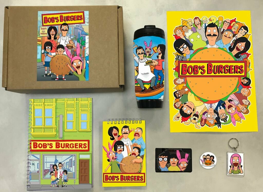 Бокс Bob"s Burgers, Закусочная Боба №5, Товары с вашими картинками