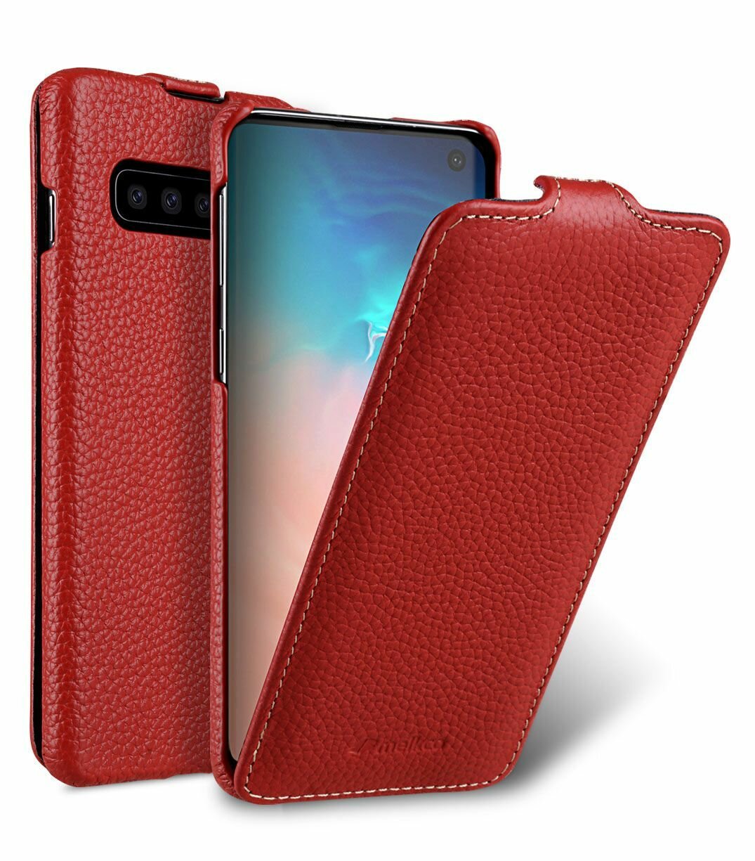 Кожаный чехол флип Melkco для Samsung Galaxy S10+ - Jacka Type