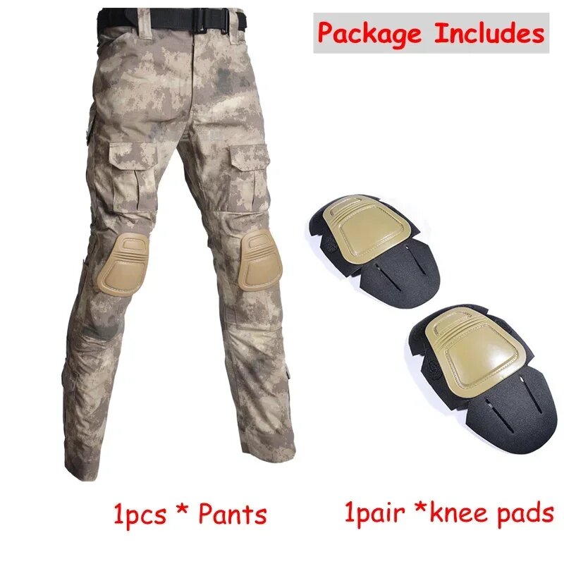 Тактическая форма Demeysis, камуфляж, полиэстер, унисекс XL, atacs au pants