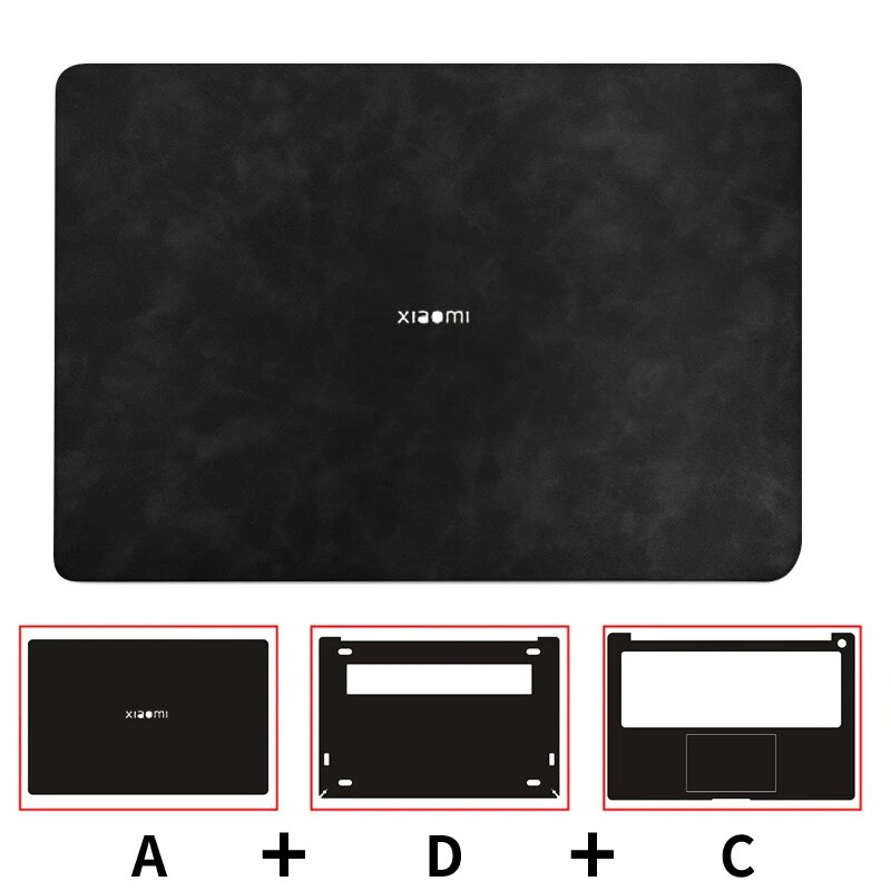 Кожаный чехол для ноутбука rengz Xiaomi Book 2024 15 Pro Xiaomi Pro 14 2024, Black ACD