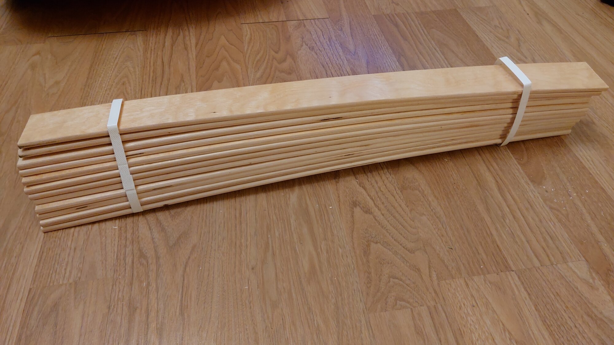 Ламели усиленные латофлекс, для диванов и кроватей, 15 штук, 790*53*10 мм, изготовлены из берёзового шпона