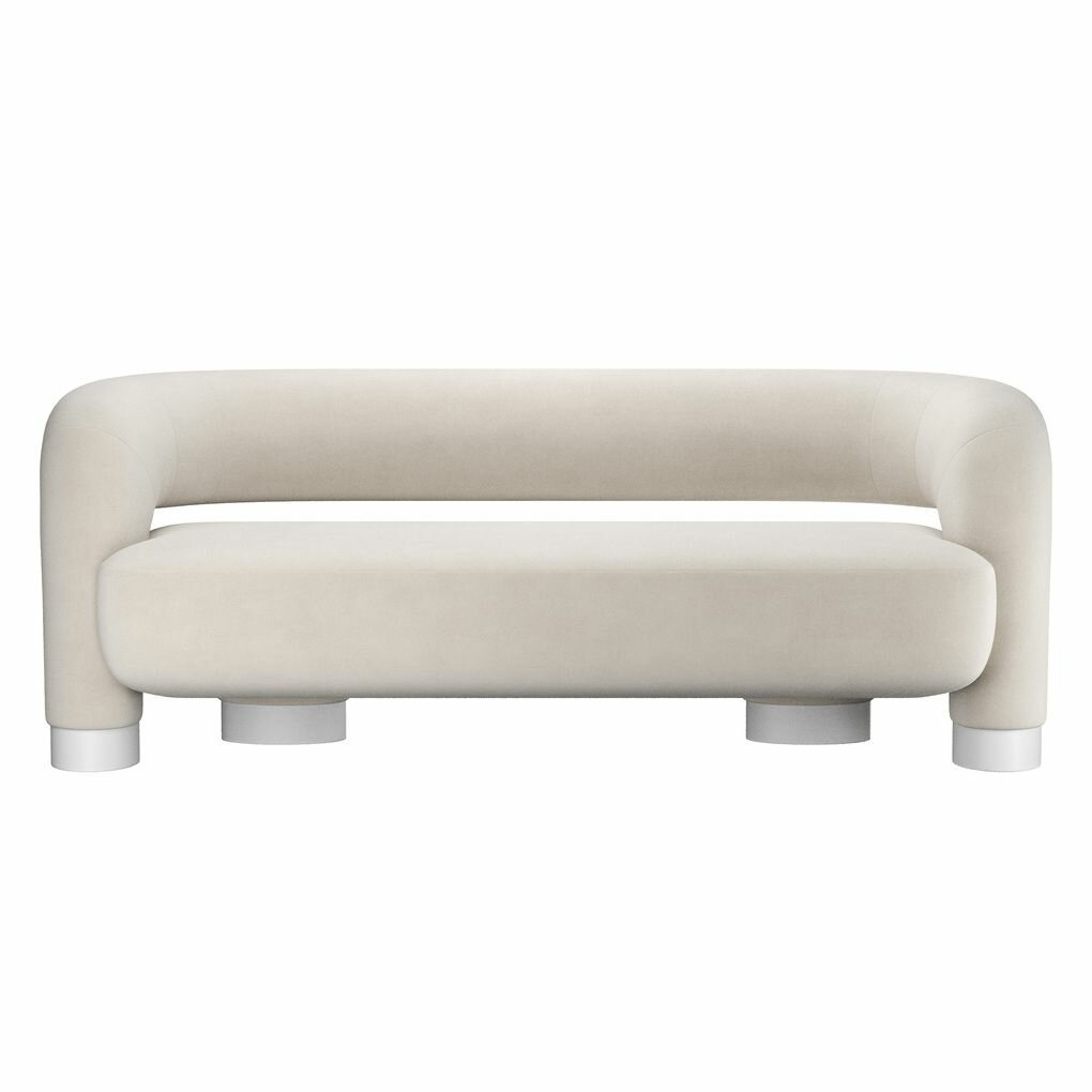 Диван PECOLA, трехместный, 1800х780х780, белый бежевый