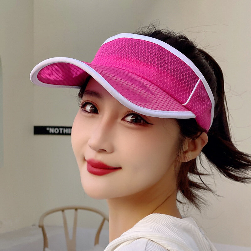 Мягкая и жесткая текстурка JYL Шапка женская летняя для отдыха защита от солнца сетчатая открытая / A-030