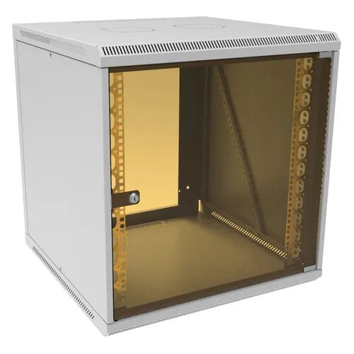Шкаф коммутационный SUPRLAN ТВЛ-12U-600-600-СР 05-1206 настенный, стеклянная передняя дверь, 12U, 600x620x600 мм