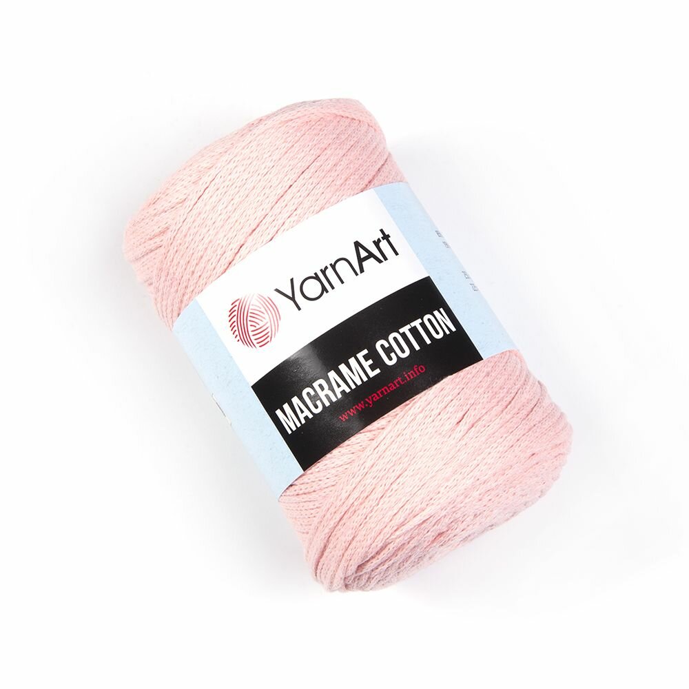 Пряжа YarnArt Macrame Cotton (1 моток) 767 нежно-розовый