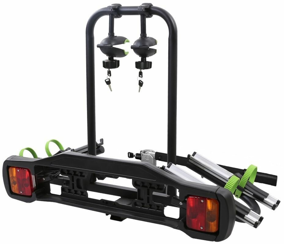 Велокрепление WellTour-2 на фаркоп, для перевозки 2-х велосипедов