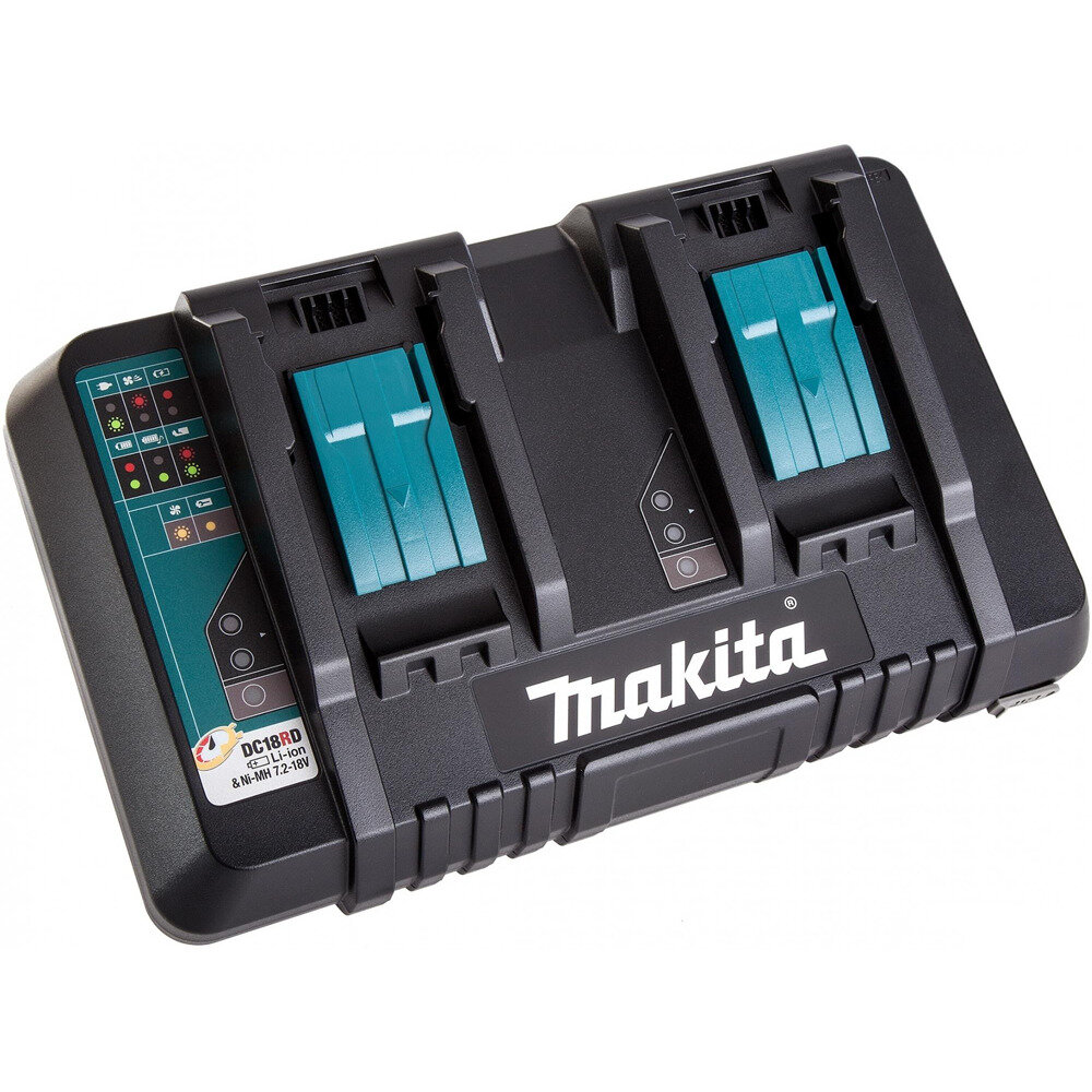 Зарядное устройство DC18RD быстрое двухпортовое LXT 18В Makita 196941-7