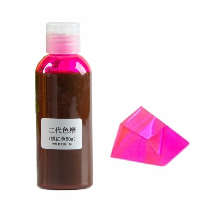 (1 бутылка) 80 г пасты для окрашивания эпоксидной смолы (ночь) - персиковый цвет