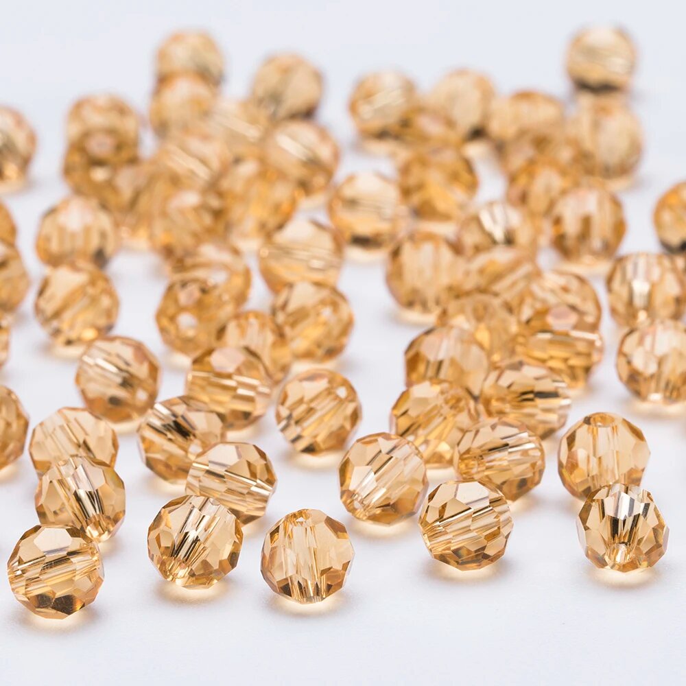 MOONBOHO Прозрачные стеклянные бусины 3 4 6 8 мм 3mm, QZ010-19